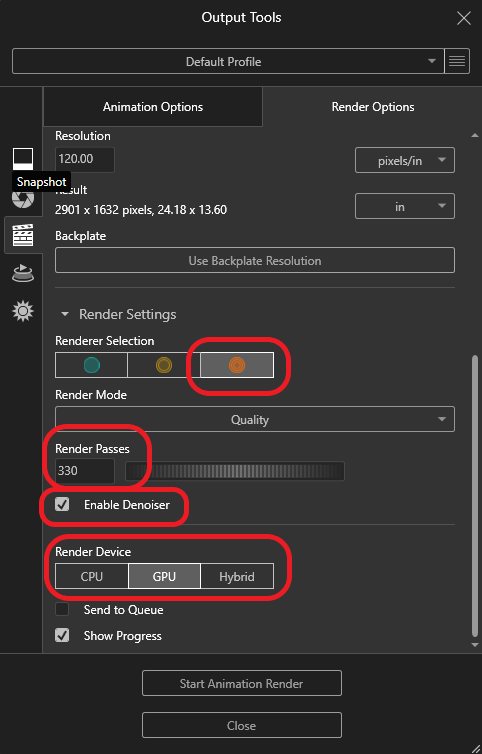 Using 3D Textures in Visualize Animations
